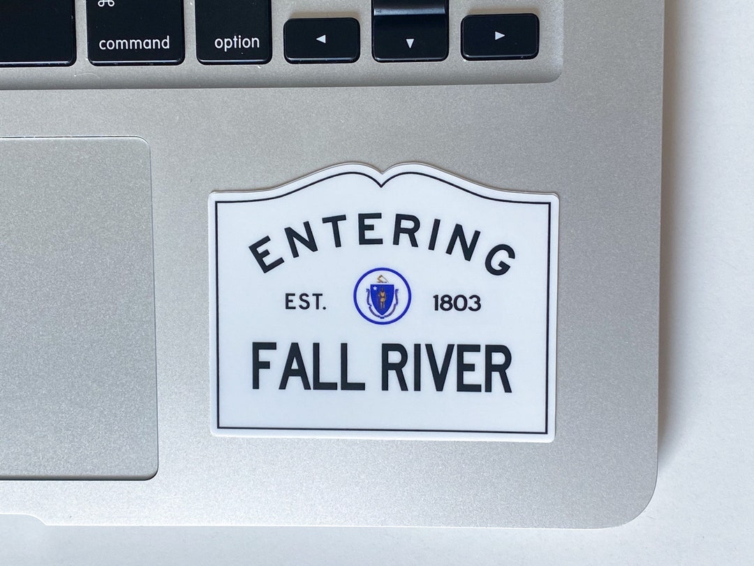 Fall River Massachusetts Sticker Fall River MA Town Sign - Etsy