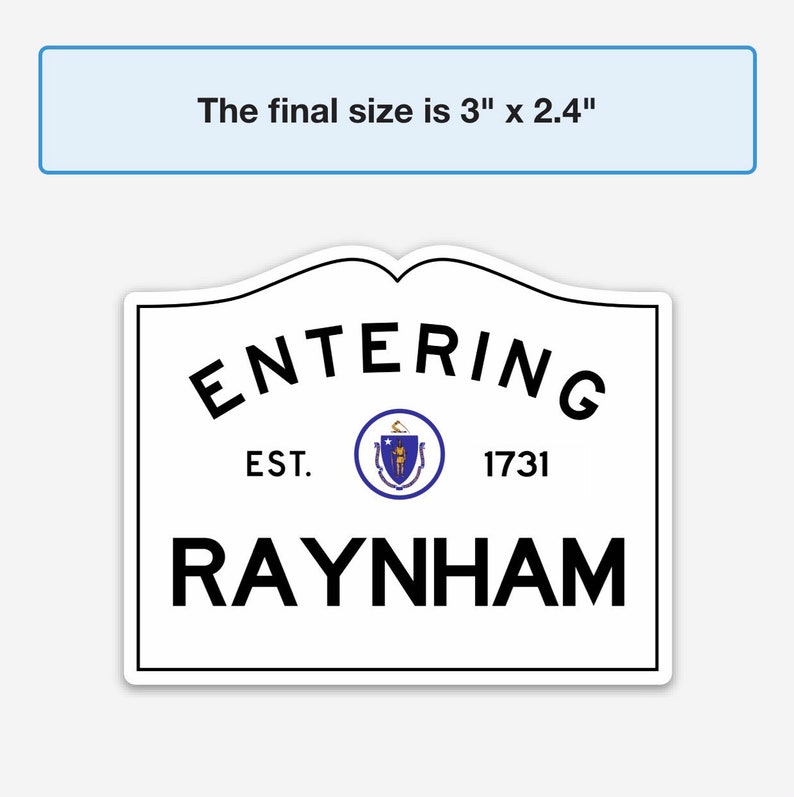 Entering Worcester Massachusetts Town Sign Sticker - Etsy