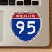 Interstate 95 Sticker I-95 Highway Shield Traffic Sign - Etsy
