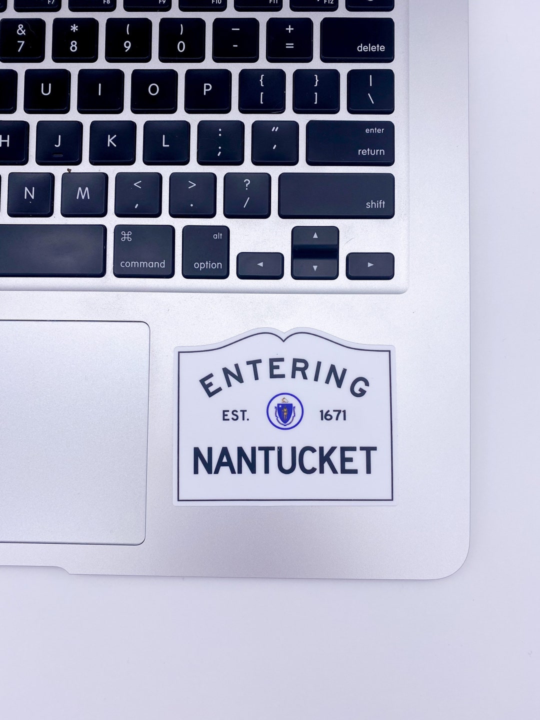 Entering Nantucket Massachusetts Town Sign Sticker - Etsy UK