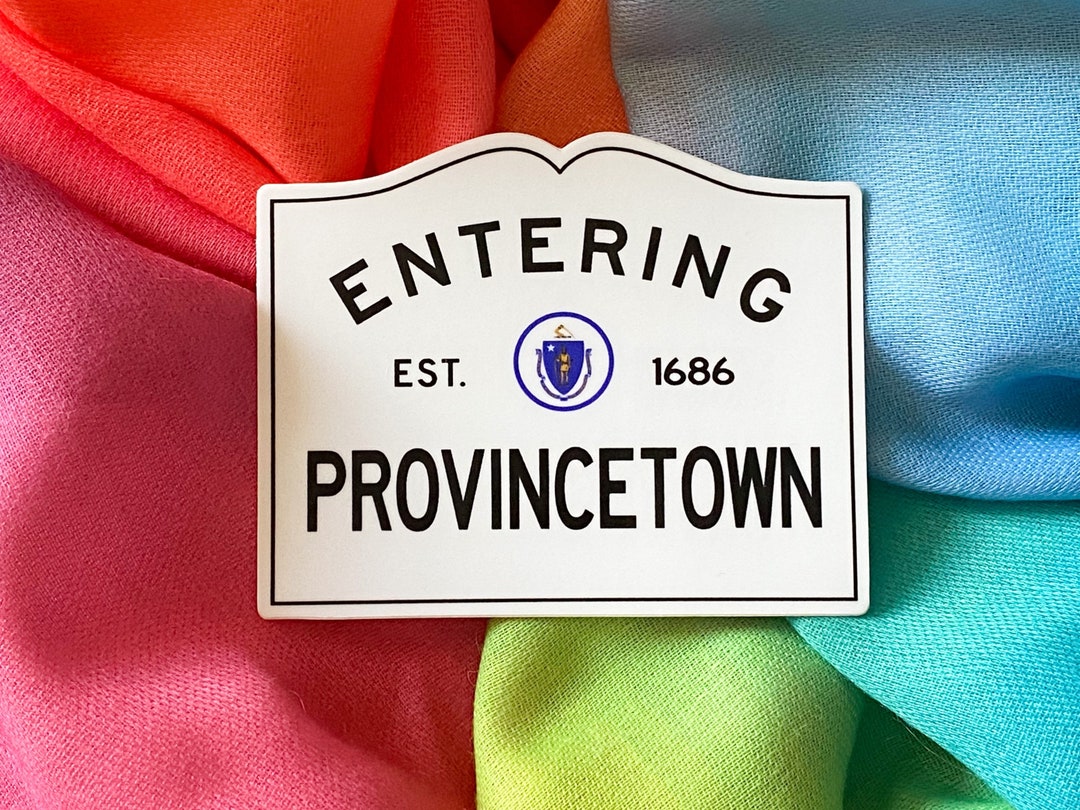 Provincetown MA, LGBTQ Car Decal, Gay Vinyl Stickers, Gay Wedding ...