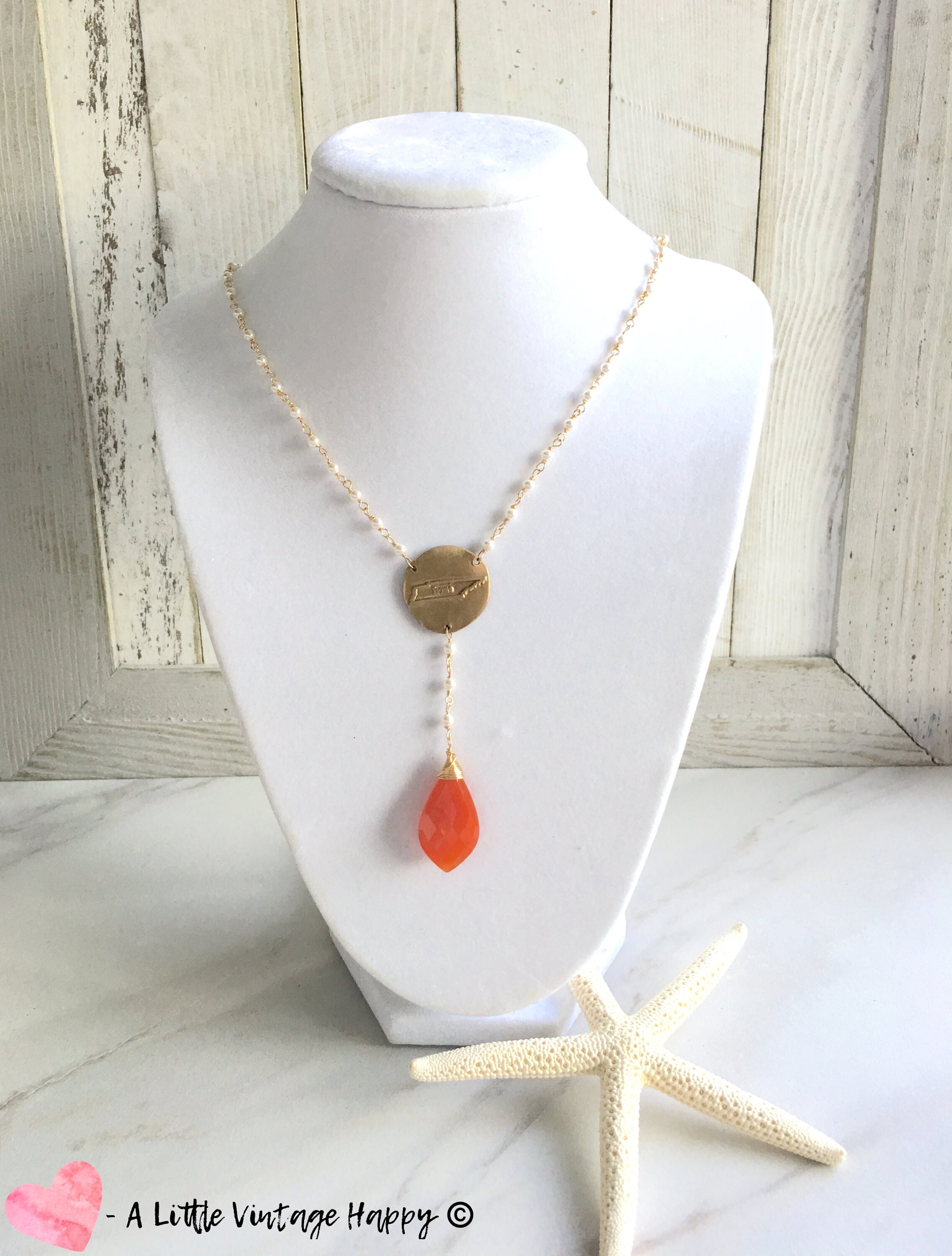 Home Sweet Tennessee / Vols / State Necklace / Bronze / Orange - Etsy