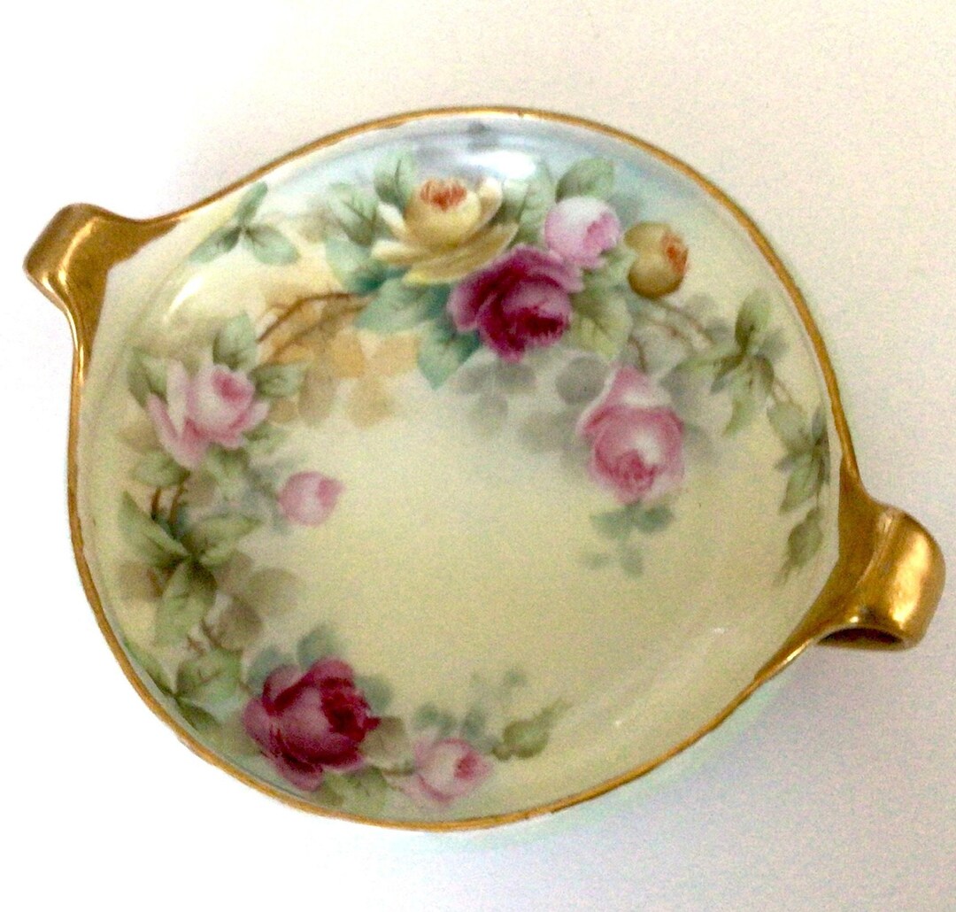 Antique Prussian German Porcelain Bowl Beyer & Bock Royal Rudolstadt - Etsy