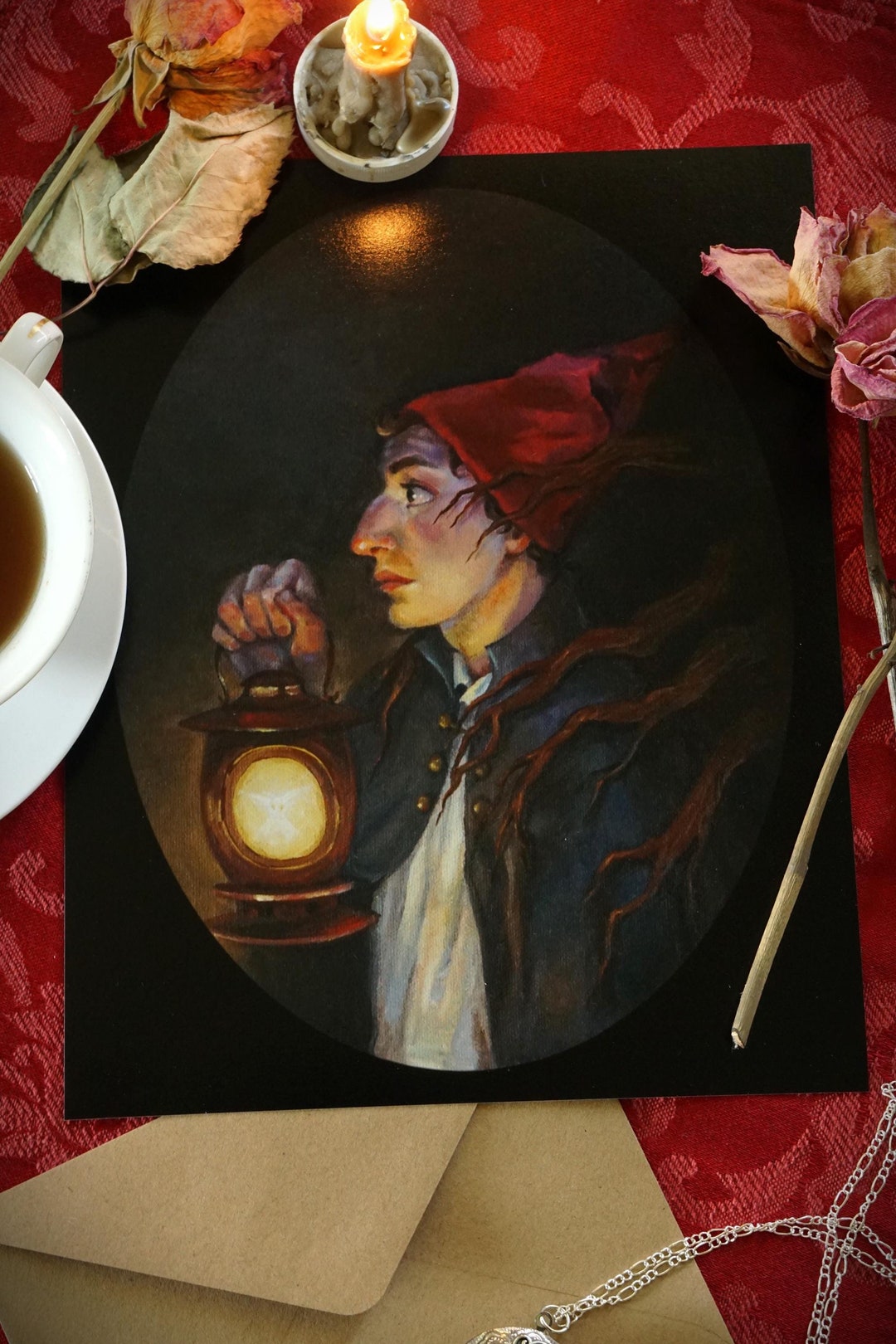 Wirt and the Beast, Over the Garden Wall, Victorian Portrait, Fine Art ...