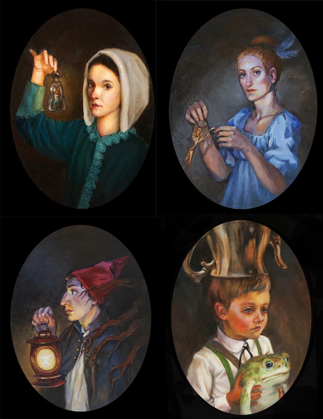 Ultimate Bundle, Four OTGW 5x7 Victorian Art Portraits, Greg, Wirt ...