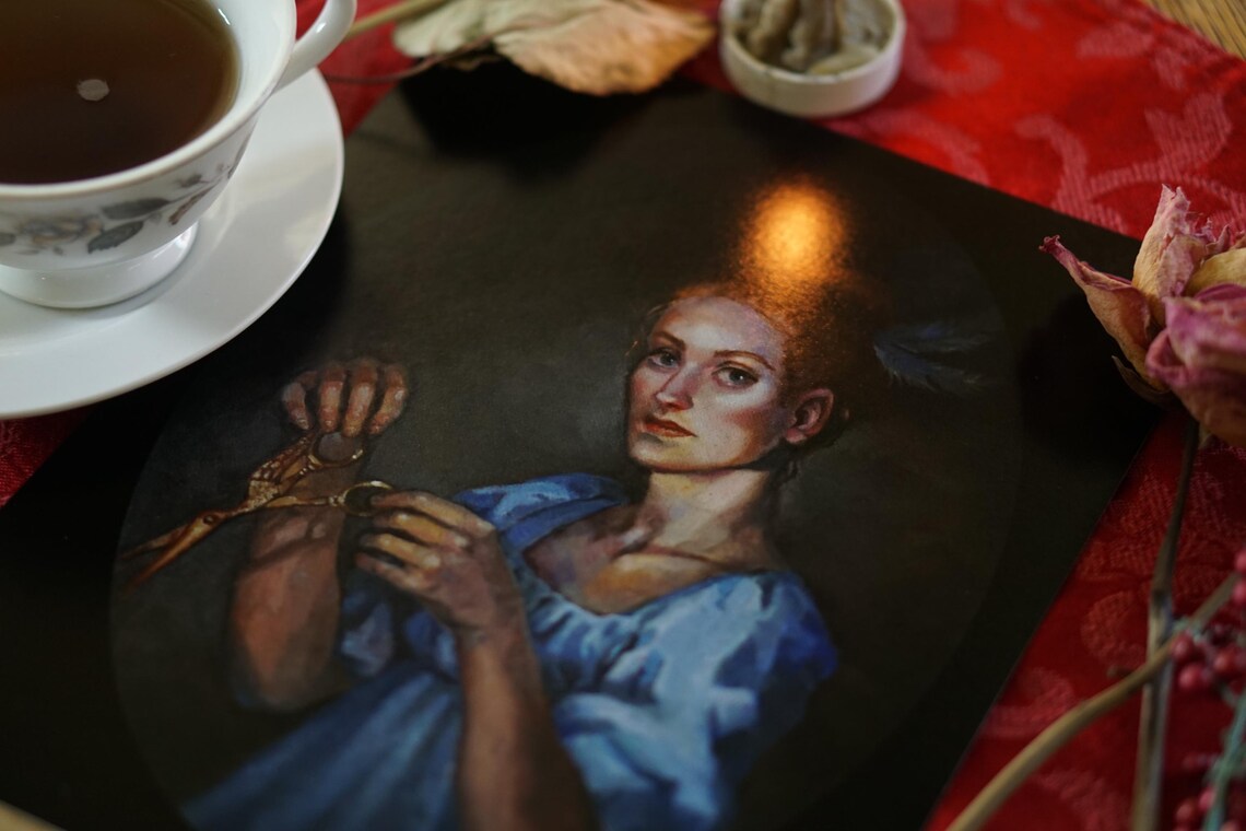 Beatrice, Over the Garden Wall, 8x10 Victorian Glossy Fine Art Print ...
