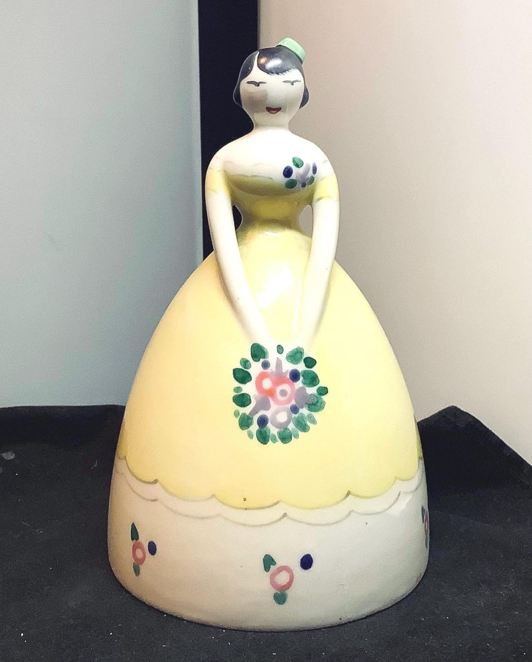 FULPER Art Deco Pottery Stangl Lady Powder Jar Top Only - Etsy