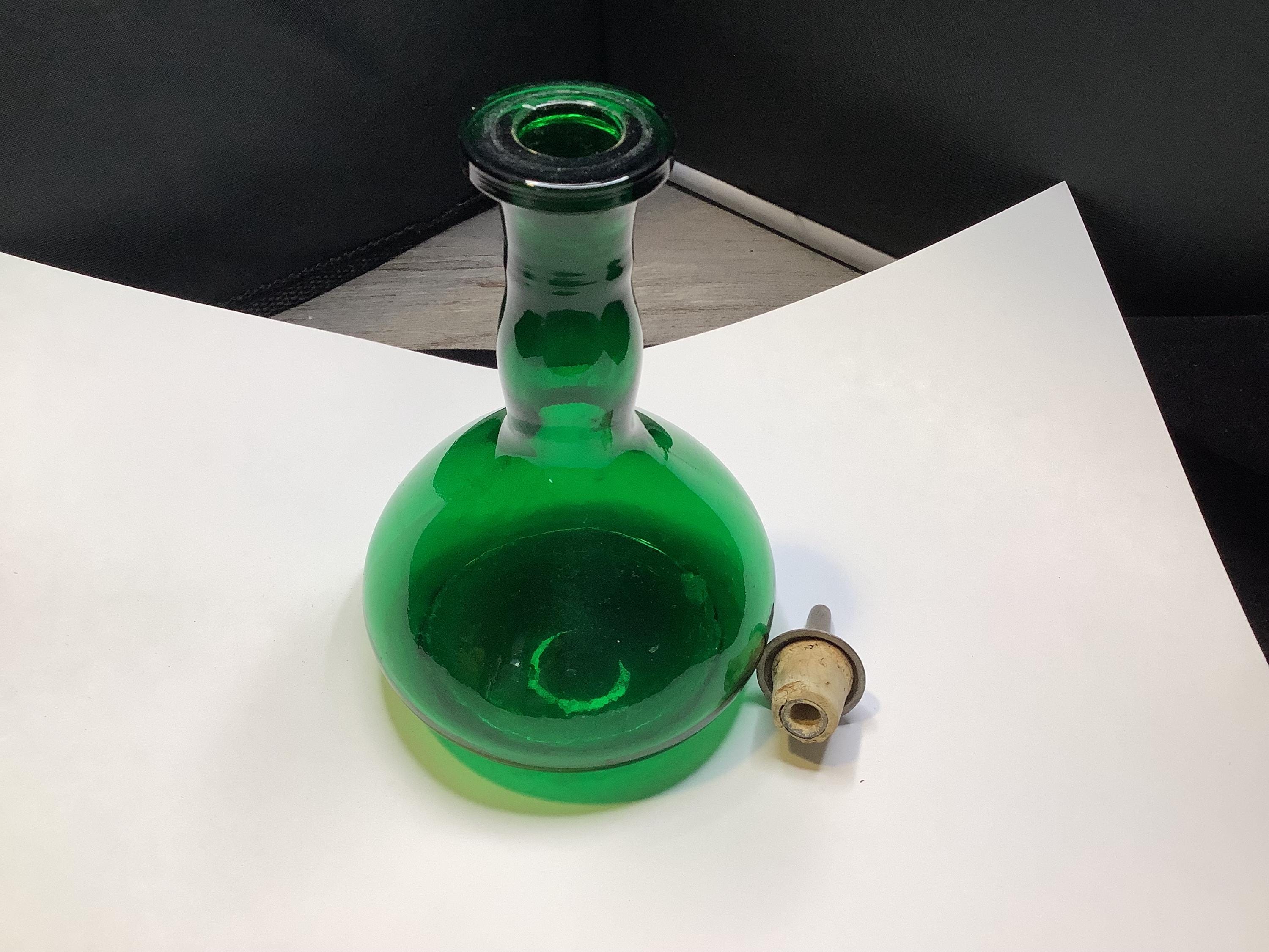 Emerald Green Barber Barbershop or Cologne Scent Bottle Rich Forest ...