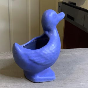 Niloak Art Potteries Blue Small Duck Planter - Etsy