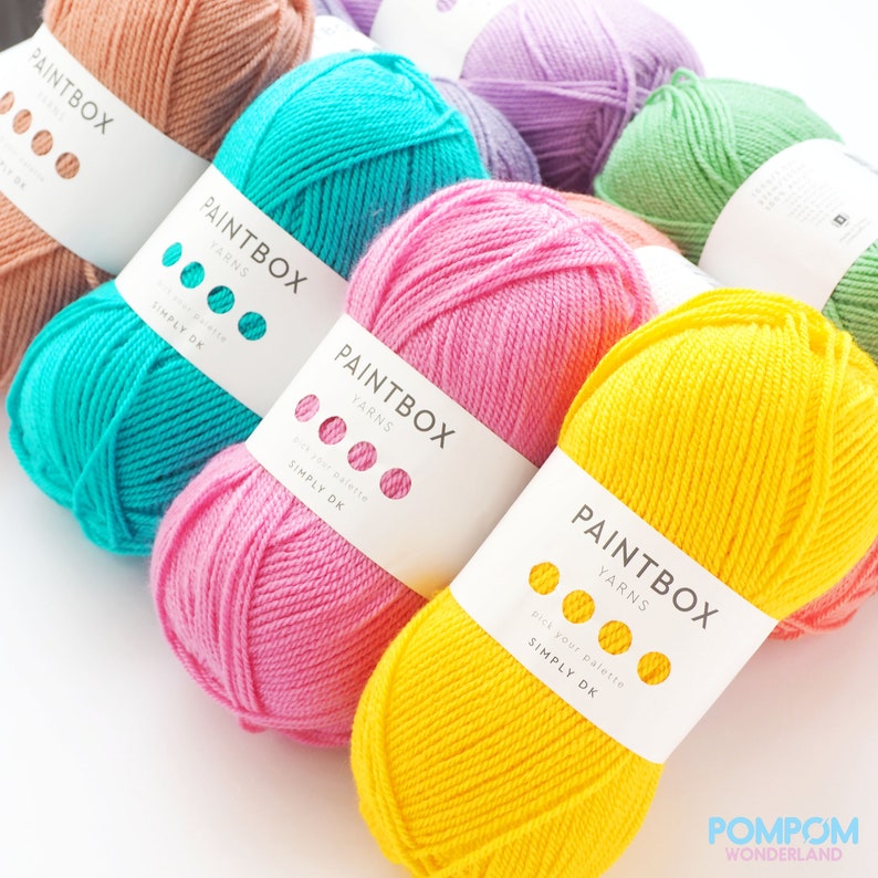Paintbox Yarns Simply DK Sweet Tone Acrylic Yarns - Etsy Sweden