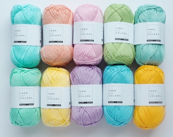 Pastel Yarn - Etsy