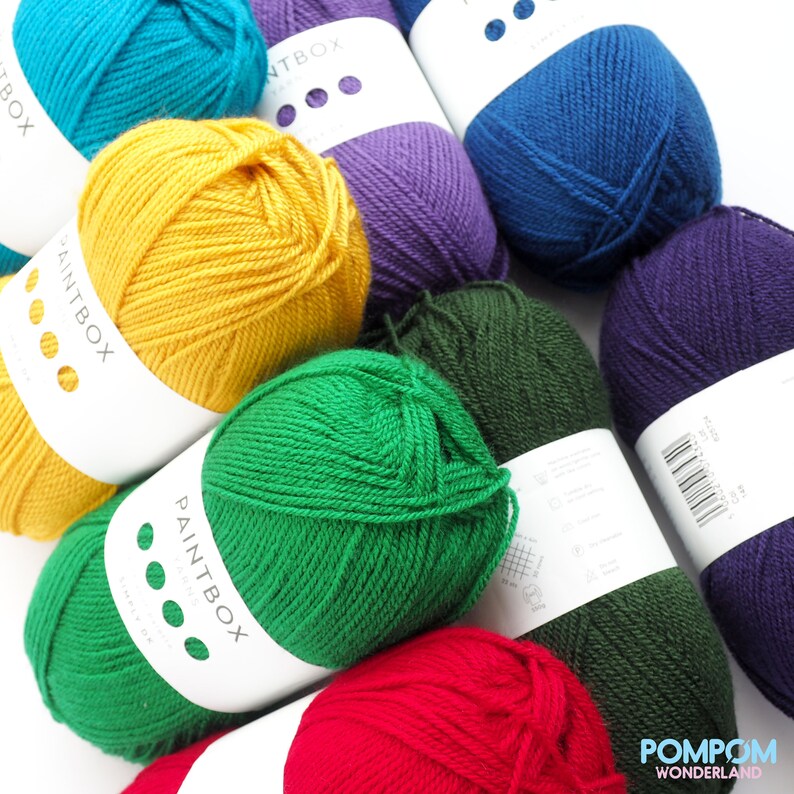 Paintbox Yarns Simply DK Dark Tone Acrylic Yarns | Etsy