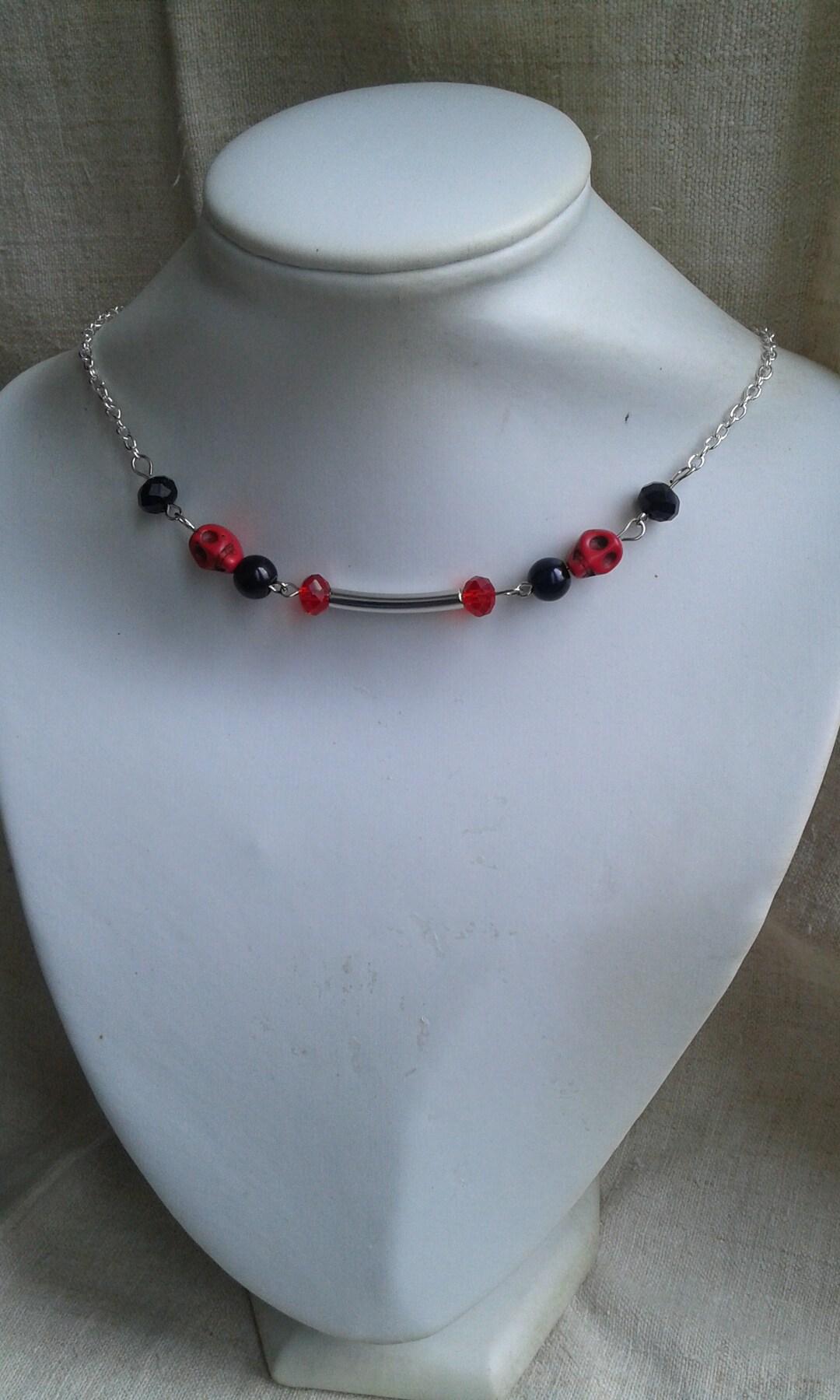 Death Head Neck Collar - Etsy UK
