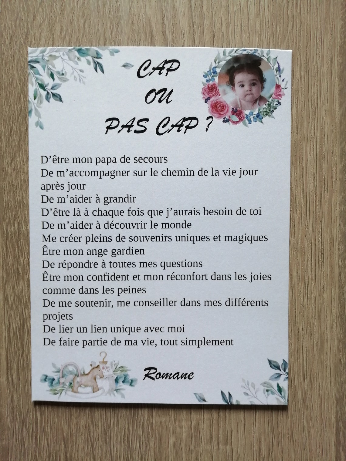 Carte de demande de parrain ou marraine, personnalisable - Etsy France