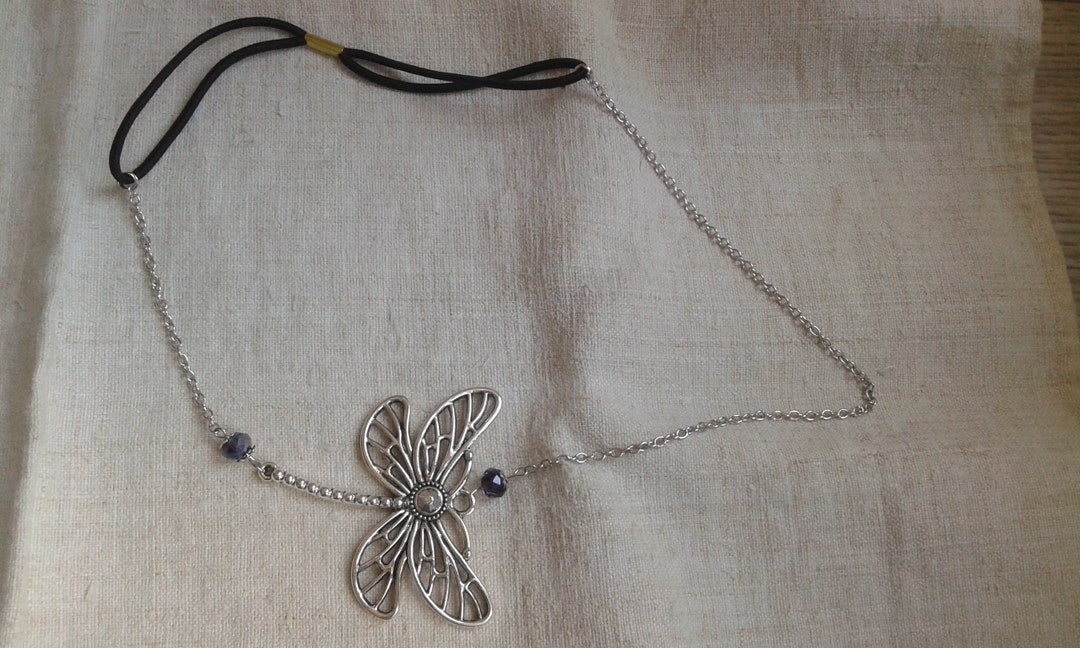 Headband "large Dragonfly" - Etsy