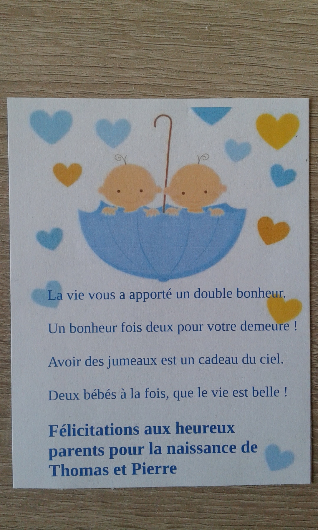 Birth Congratulations Card for Twins: Girls, Boys or Mixed - Etsy