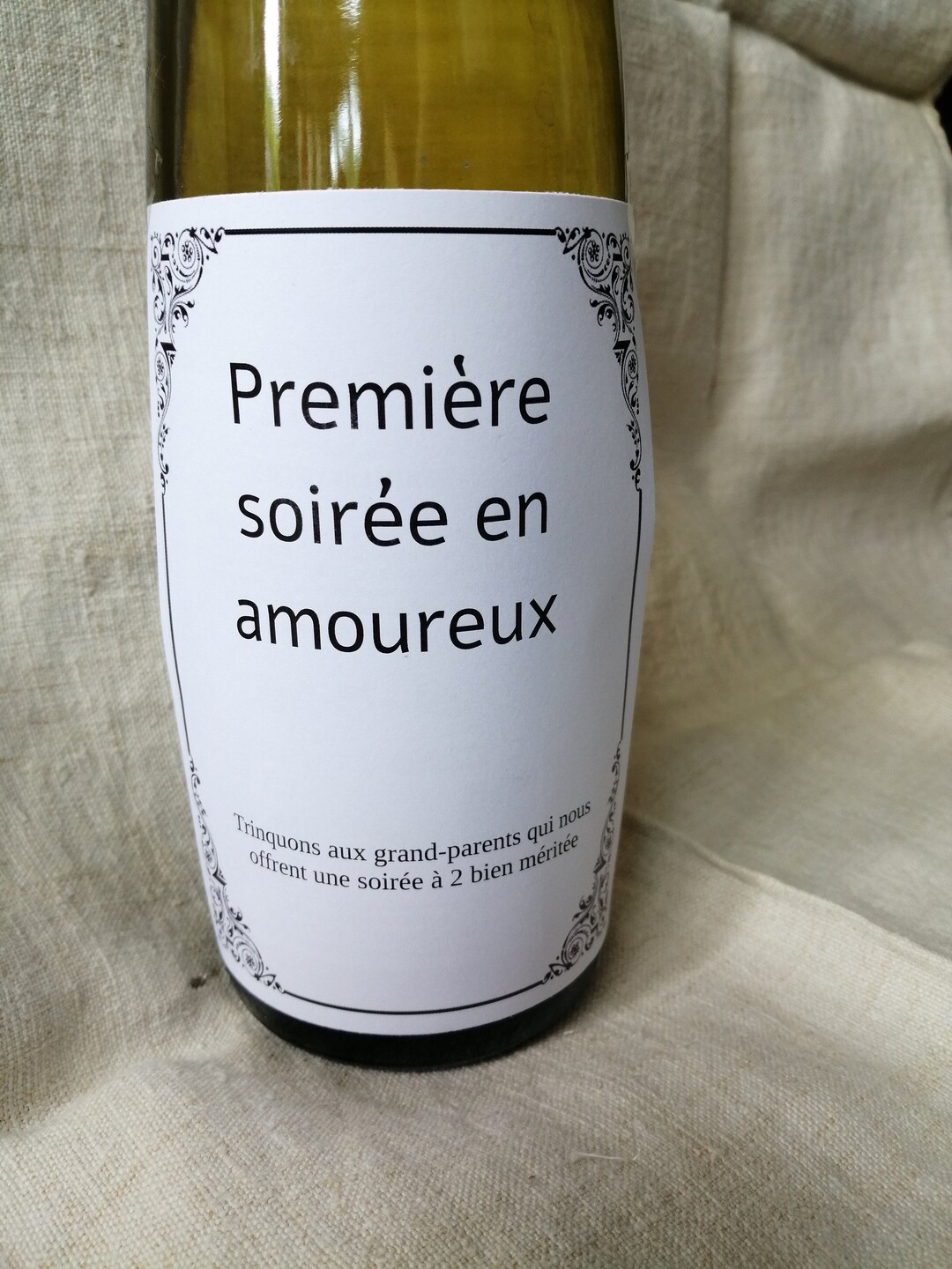 Bottle Label, for a Gift to Future Parents, Customizable - Etsy