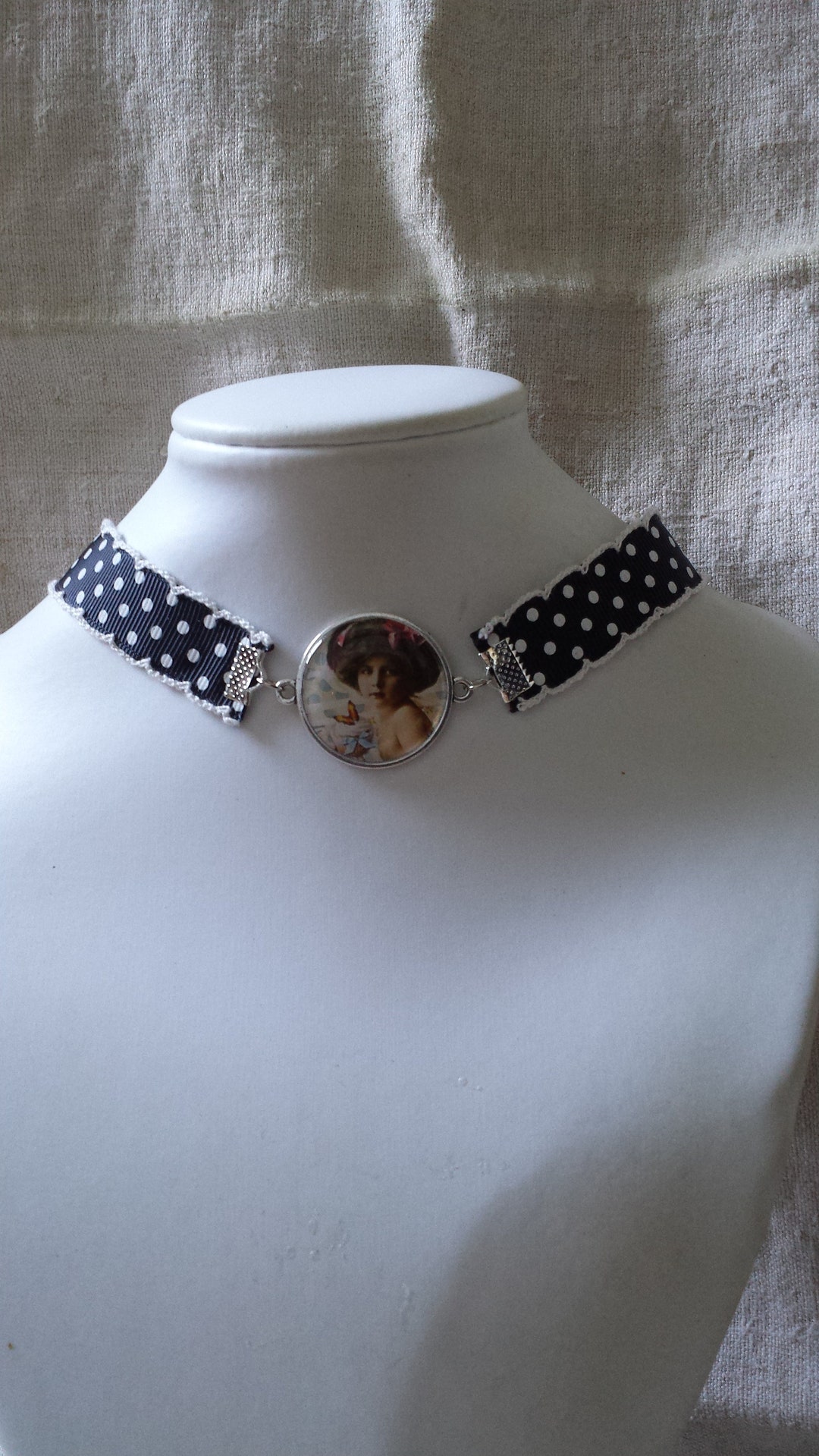 Retro Kids Choker Necklace - Etsy
