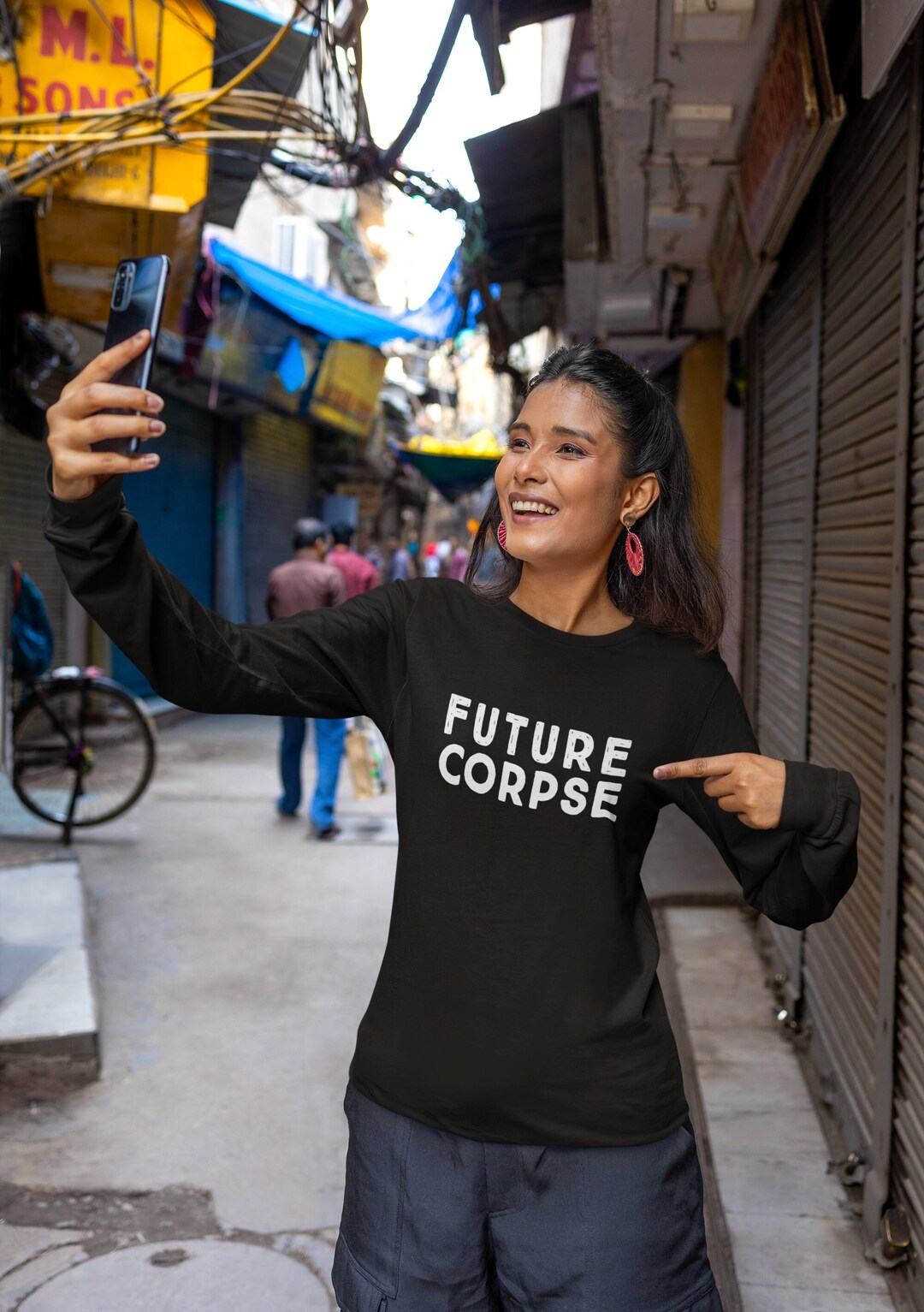 Future Corpse Long Sleeve Shirt - Etsy