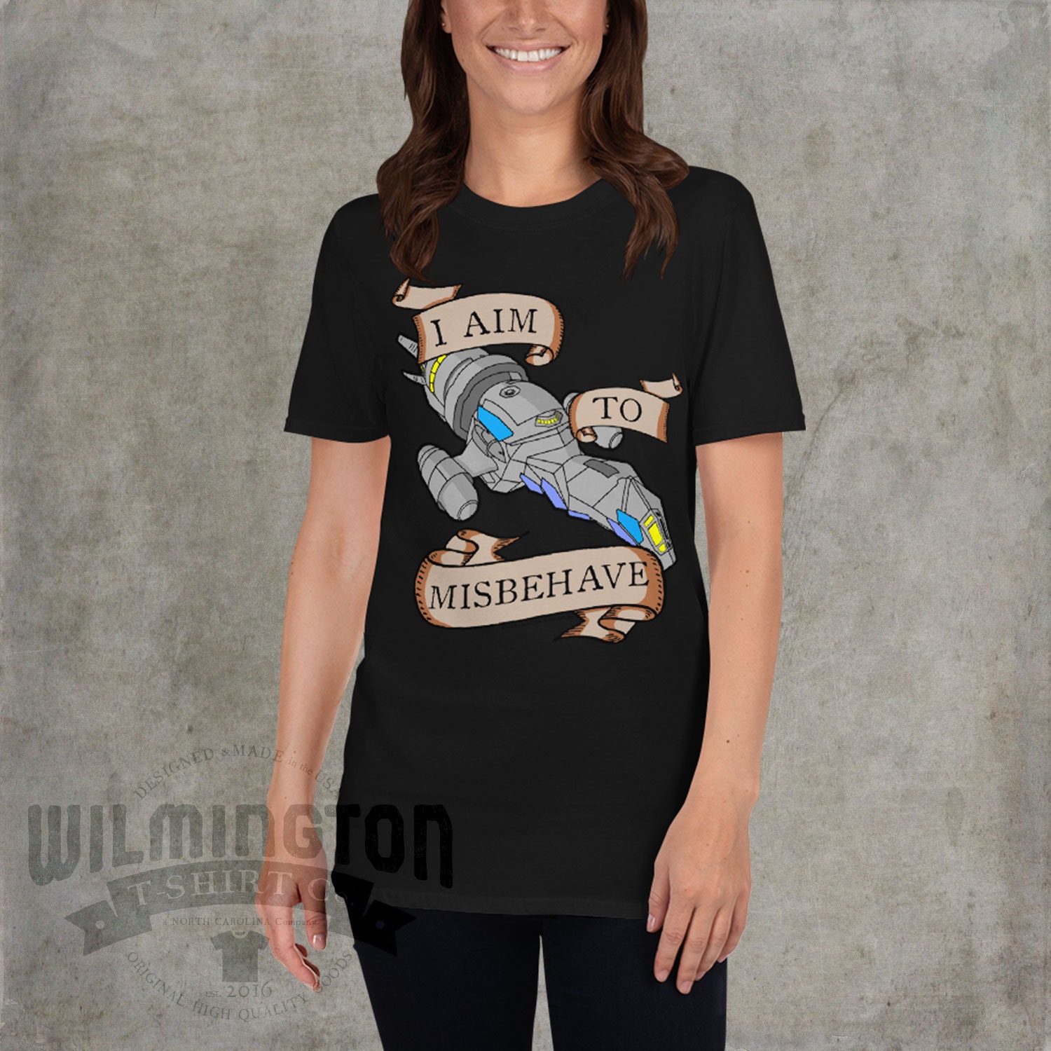 I Aim to Misbehave Firefly T-shirt Firefly Serenity Tee - Etsy UK