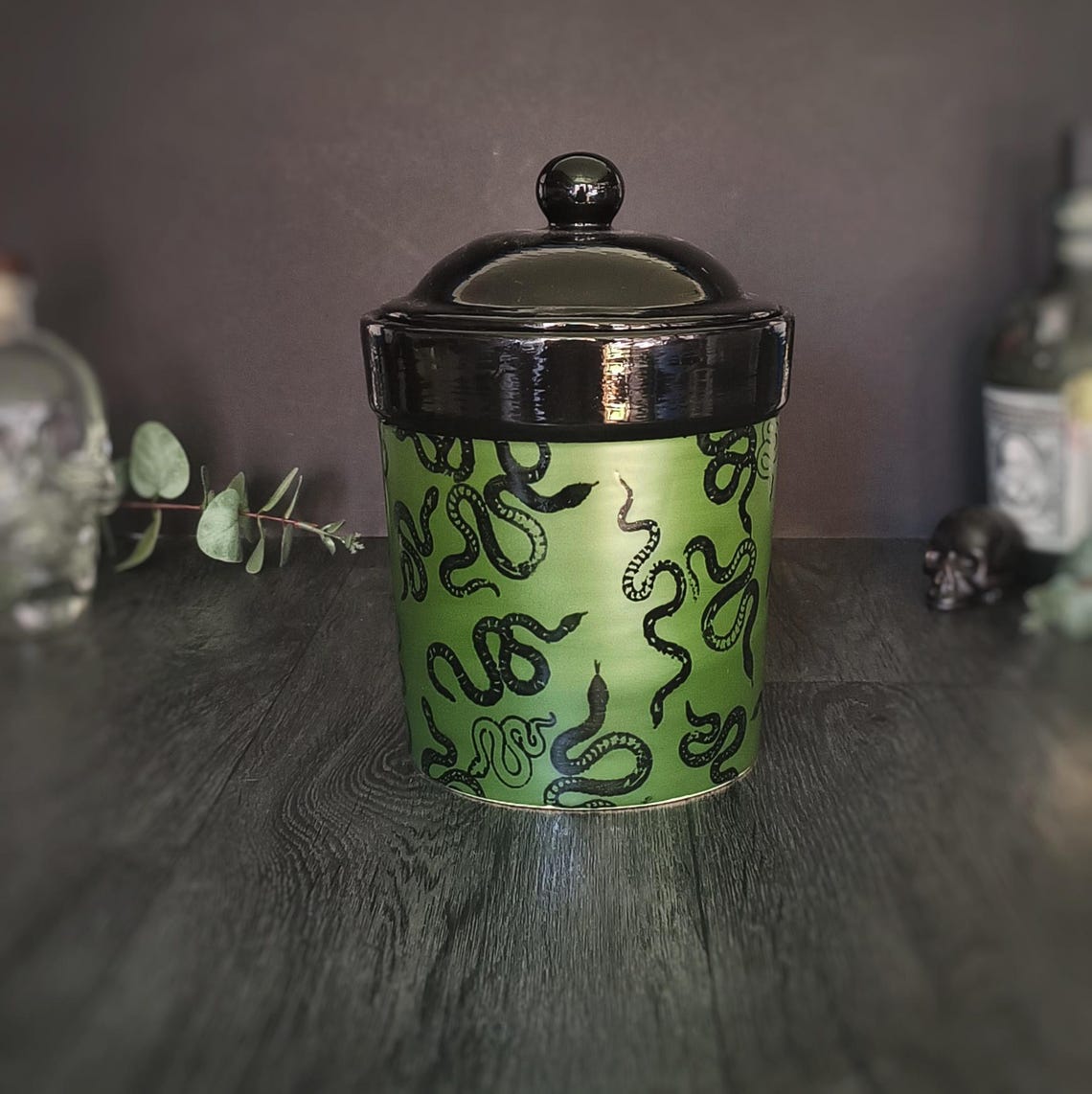 Snake Cookie Jar, Snakes Biscuit Barrel, Kitchen Storage Canisters ...