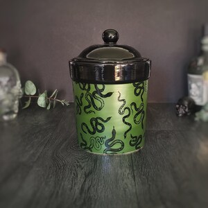 Snake Cookie Jar, Snakes Biscuit Barrel, Kitchen Storage Canisters, Utensil Pot, Flour Pots ...