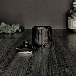 Gothic Skull Set, Goth Skulls Teaset, Matte Black Sets, Macabre Teapot ...