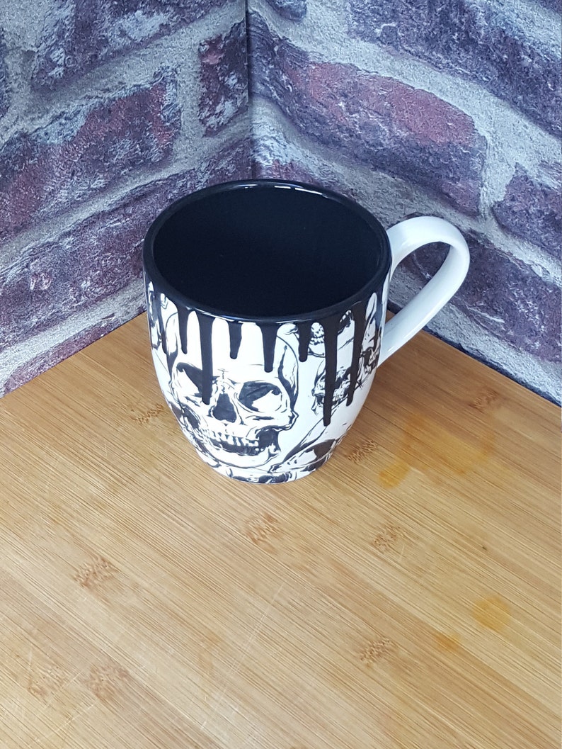Skull Mega Mug Large Skulls Mugs Gothic Cup Tea Coffee - Etsy