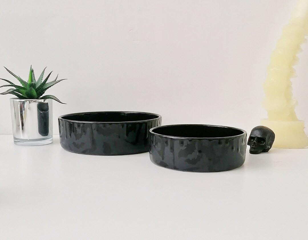 Bat Pet Bowl, Bats Food Bowls, Matte Black Pets, Animal Feed, Dog ...