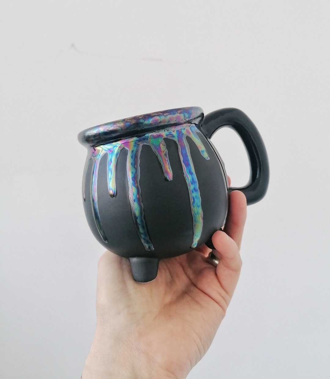 Pearlescent Cauldron Mug: Iridescent Witch Potion Cup - Etsy
