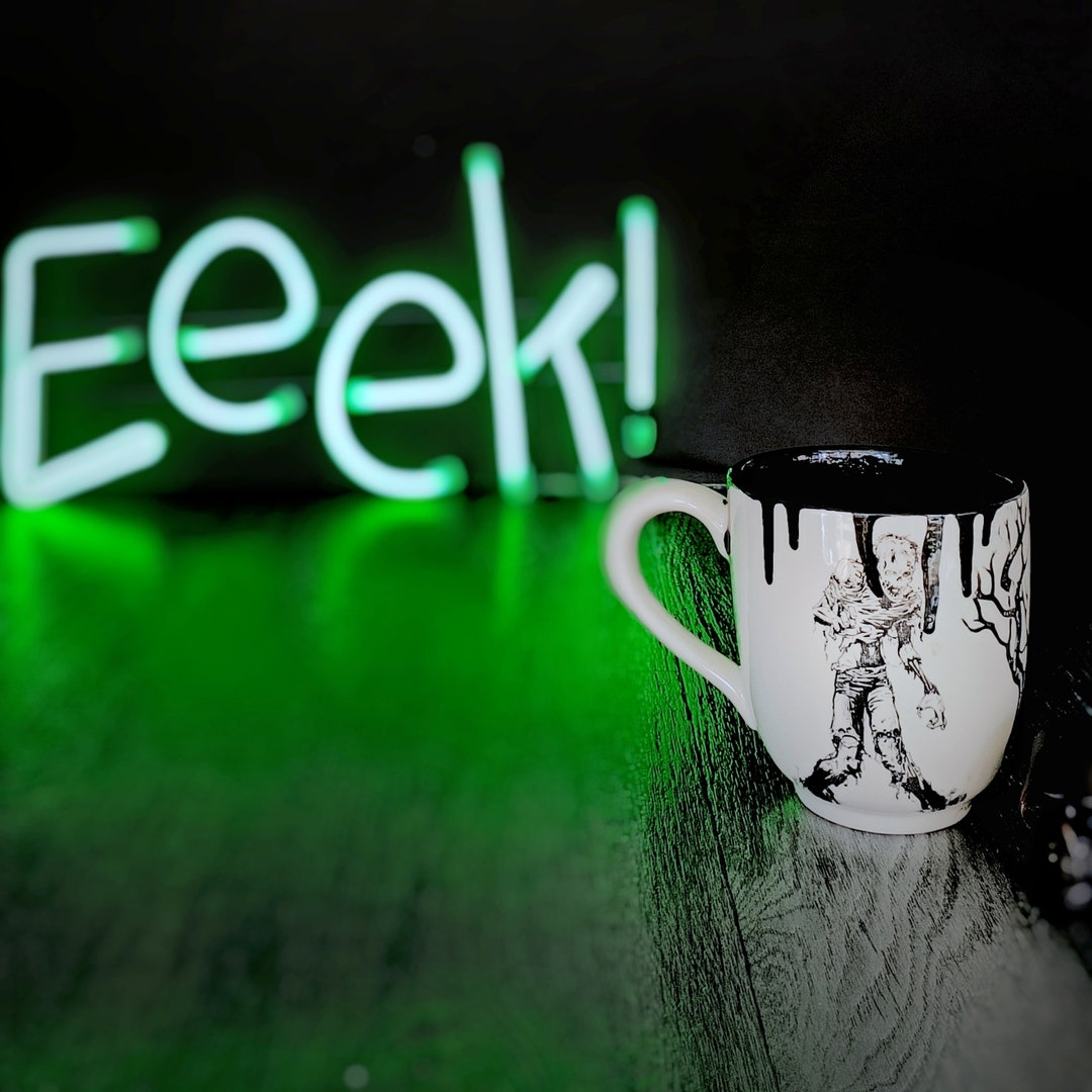 Zombie Halloween Mug, Goth Dead Mugs, Macabre Alternative Mega, Grave ...