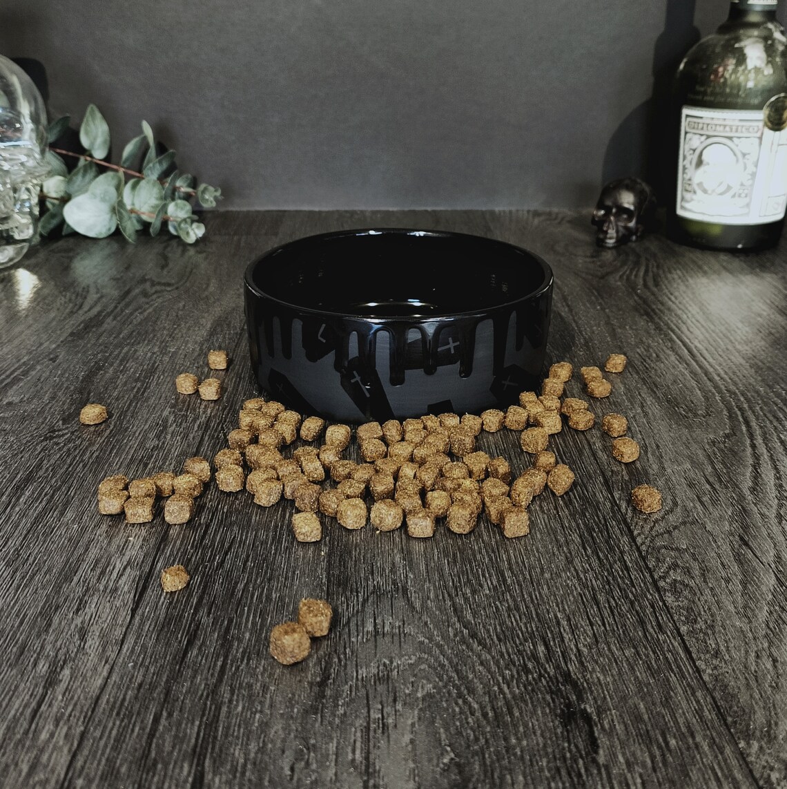 Coffin Pet Bowl, Casket Food Bowls, Matte Black Pets, Animal Feed, Dog ...