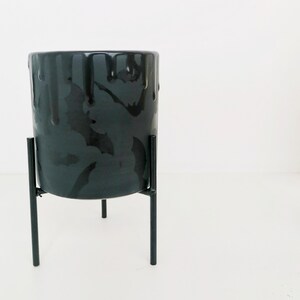 Bats Planter Pot, Bat Indoor Planters, Gothic Plant Stand, Goth ...