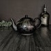 Gothic Skull Set, Goth Skulls Teaset, Matte Black Sets, Macabre Teapot ...