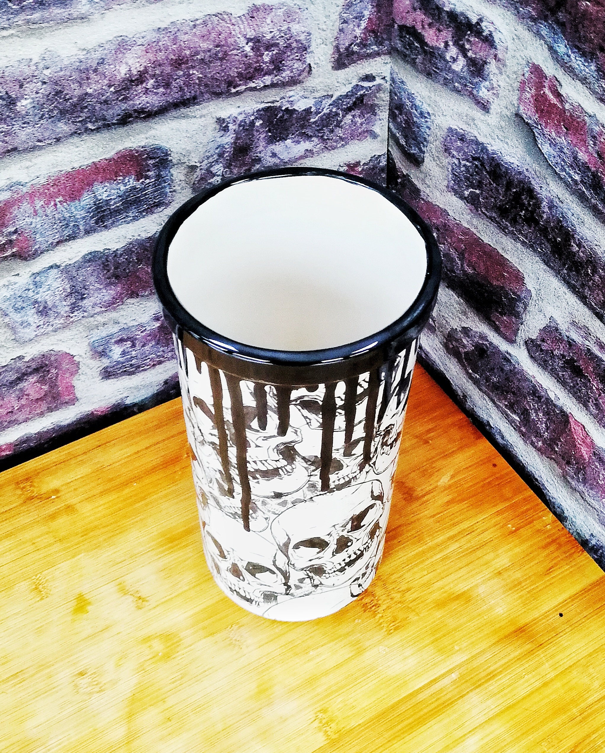 Skull Wine Cooler Gothic Drink Holder Skulls Ice Container - Etsy UK