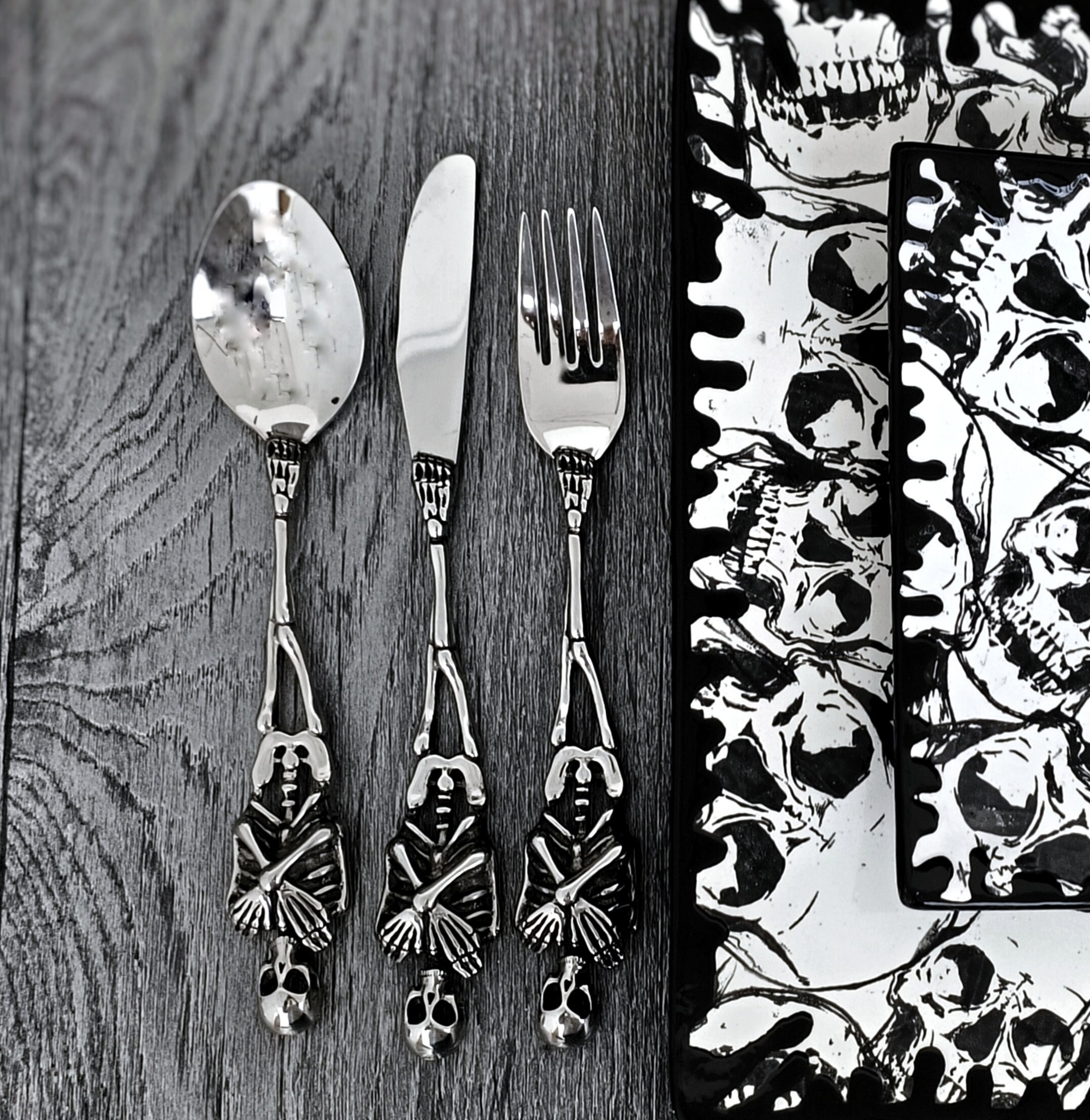 Gothic Knife And Fork Set
