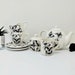 Gothic Tea Set, Skull and Butterfly, Ceramic Teaset, Goth Cup Saucer ...