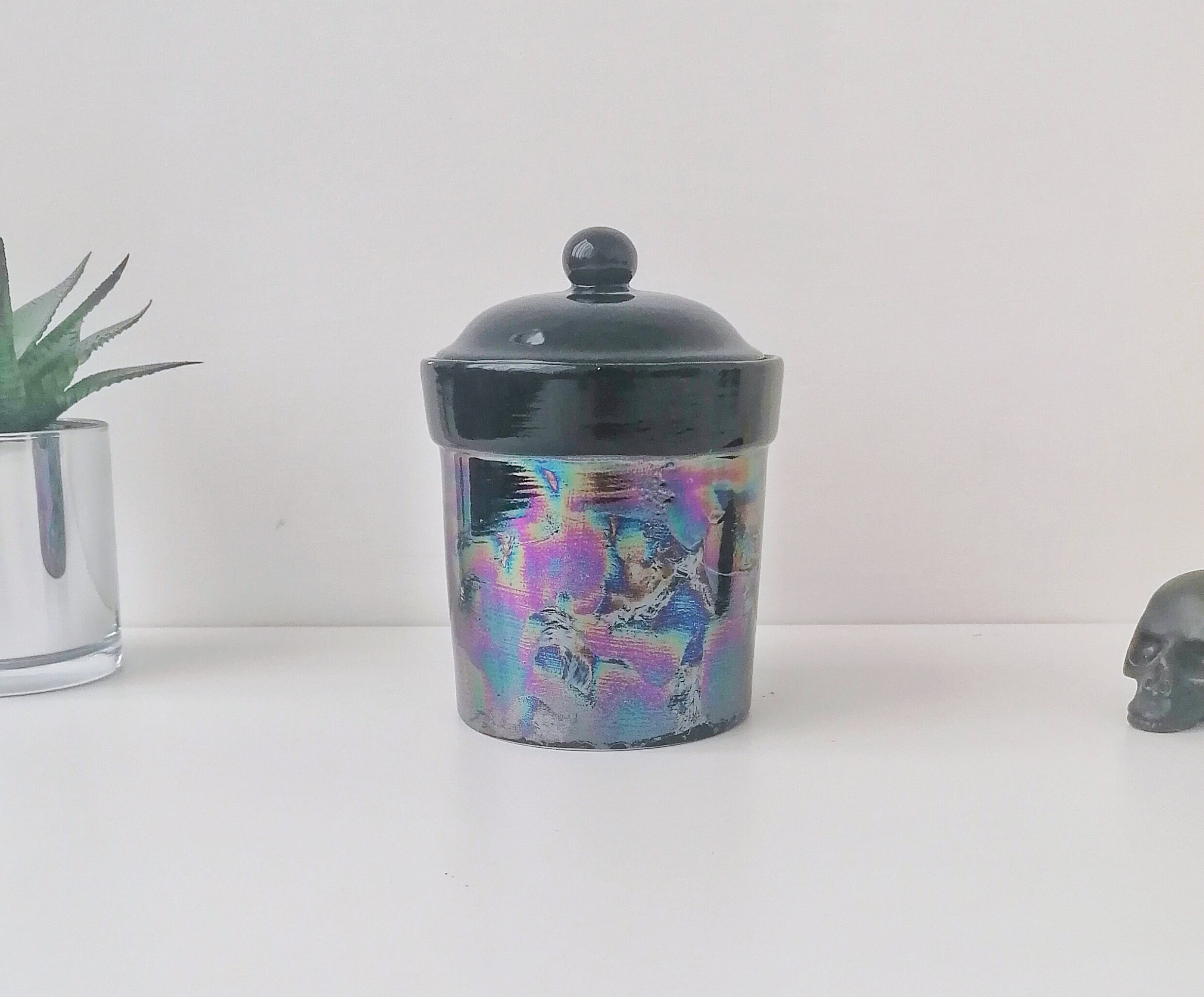 Lustre Canister Set, Mother of Pearl, Tea Coffee Canisters, Sugar ...