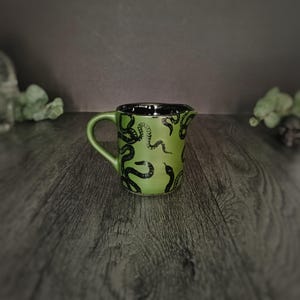 Green Snake Set, Goth Teaset, Matte Witch Sets, Macabre Teapot, Magic ...