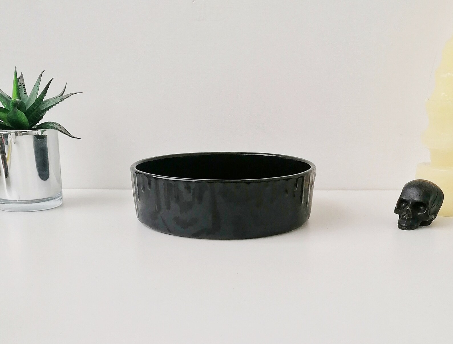 Bat Pet Bowl Bats Food Bowls Matte Black Pets Animal Feed - Etsy UK