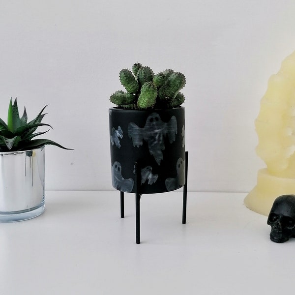 Ceramic Ghost Planter - Etsy