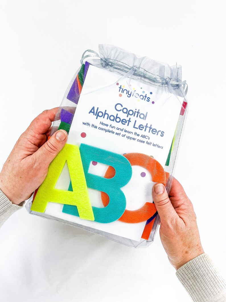 Felt Alphabet Upper Case Letters English Alphabet Capital - Etsy