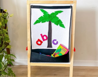 Chicka Chicka Boom Boom Felt / Flannel Board Story. Alphabet Letters - Etsy