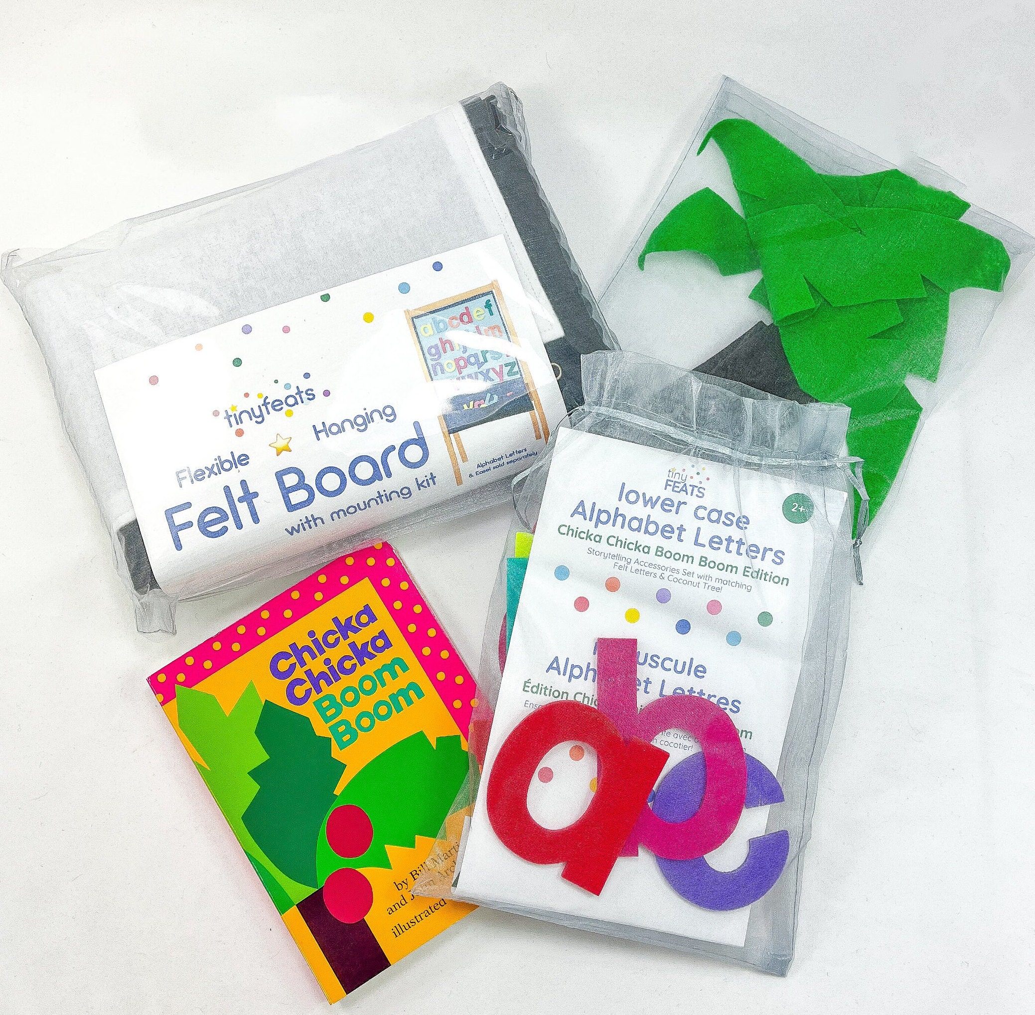 Chicka Chicka Boom Boom Letters Story Set W/ Felt Alphabet Letter Set ...