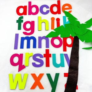 Chicka Chicka Boom Boom Letters Story Set W/ Felt Alphabet Letter Set ...
