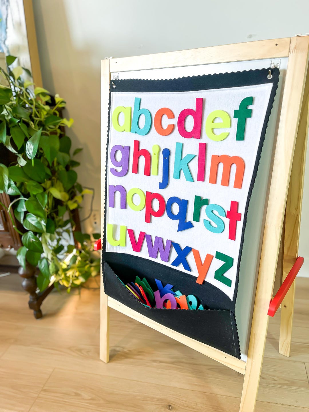 Felt Flannel Board: Montessori Alphabet Learning Toy - Etsy