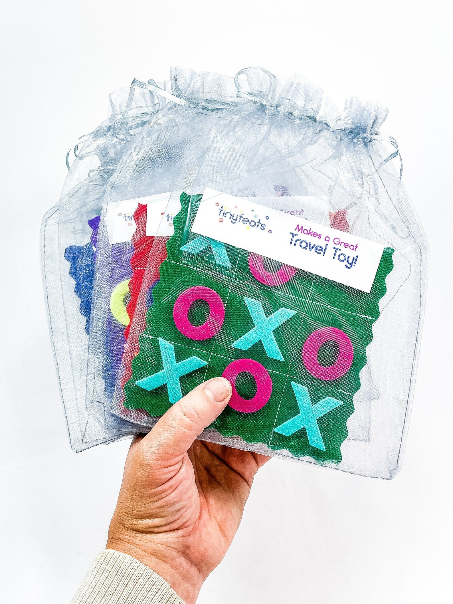 Tic Tac Toe Game Board Travel Activity for Kids Travel - Etsy