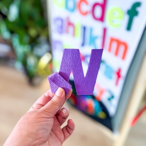 Felt Flannel Board: Montessori Alphabet Learning Toy - Etsy