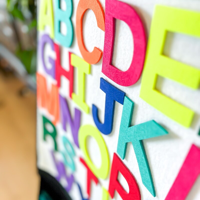 Felt Letter Board With Letters - Etsy