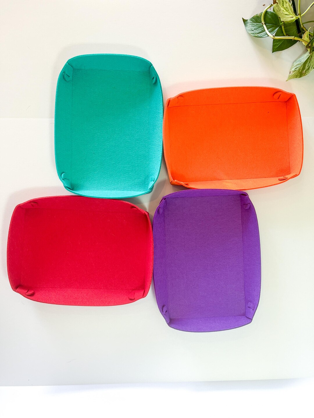 Felt Basket Play Trays - Montessori Toy Storage for Classroom Play Room ...